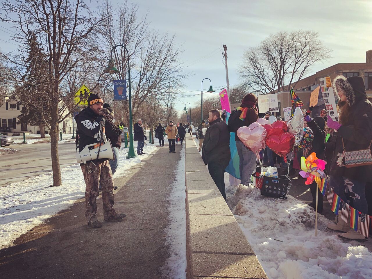 Deadline Detroit | Gallery: Passions Runs Deep on Both Sides in Battle ...