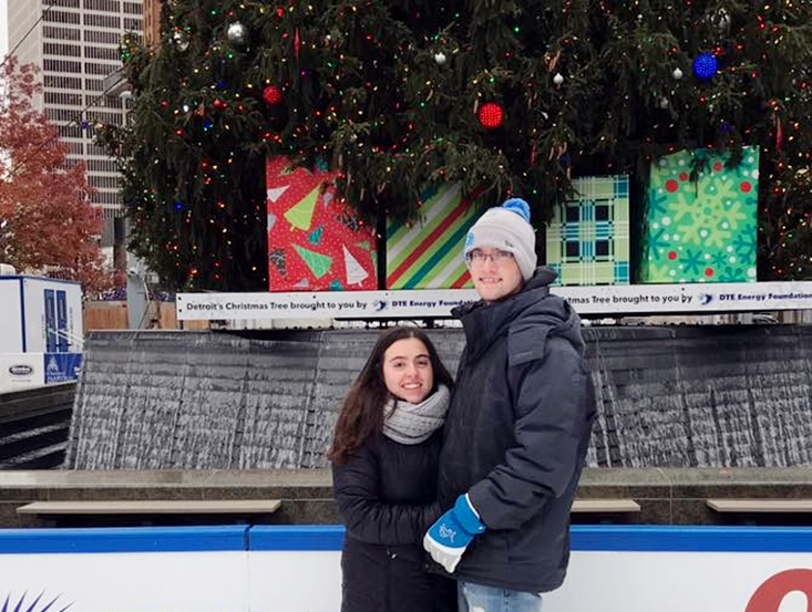 Deadline Detroit | 12 Couples Posing ... 1 Downtown Glowing ... and ...