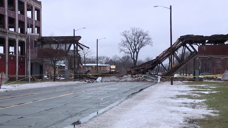Deadline Detroit | Freeze-thaw cycle blamed for collapse of Packard ...