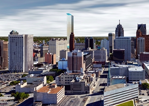 Deadline Detroit | Look Ahead to 2021 and See How Gilbert's Tower Will ...