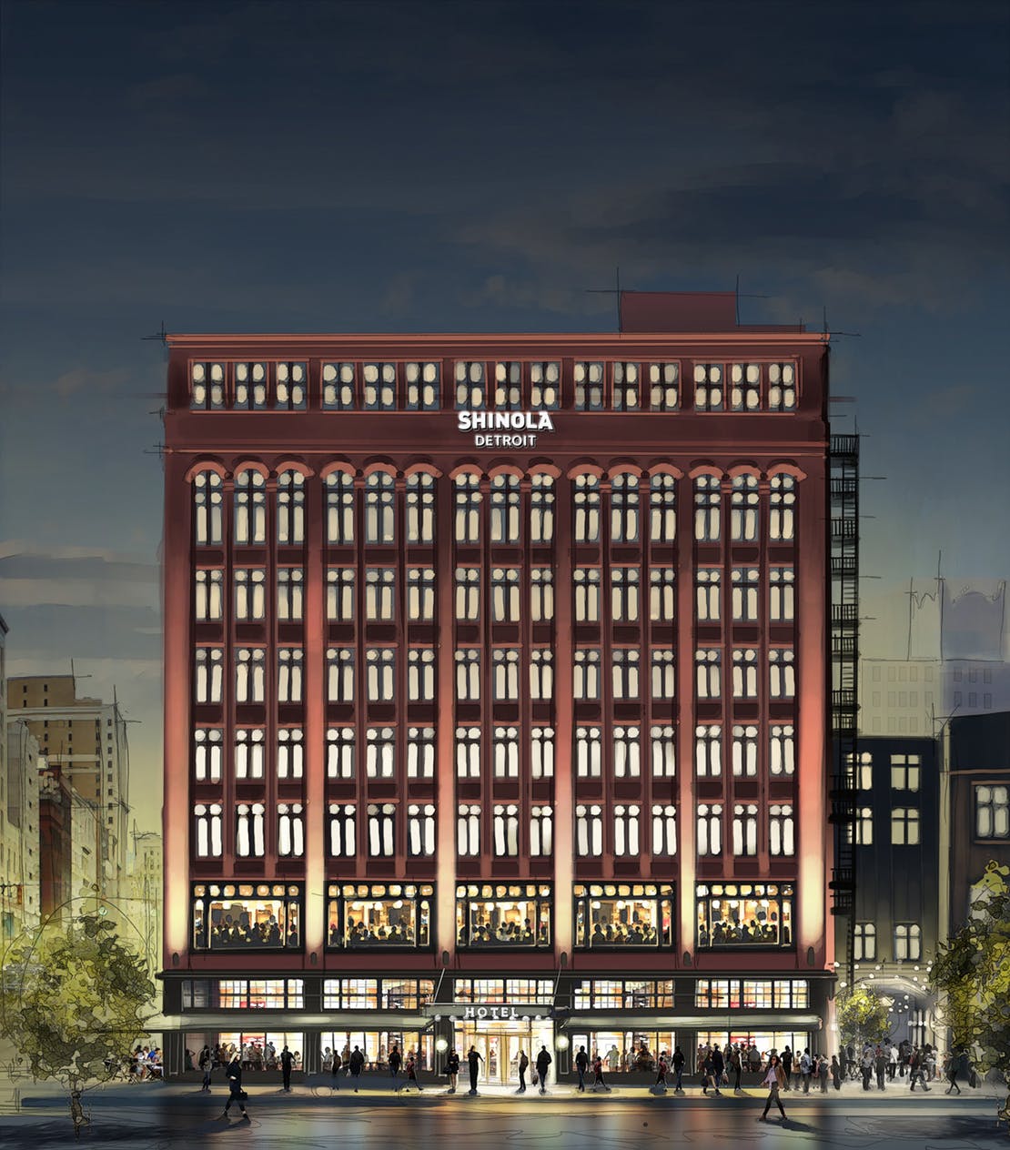 Deadline Detroit | Gallery: A Preview of the Shinola Hotel on Woodward ...